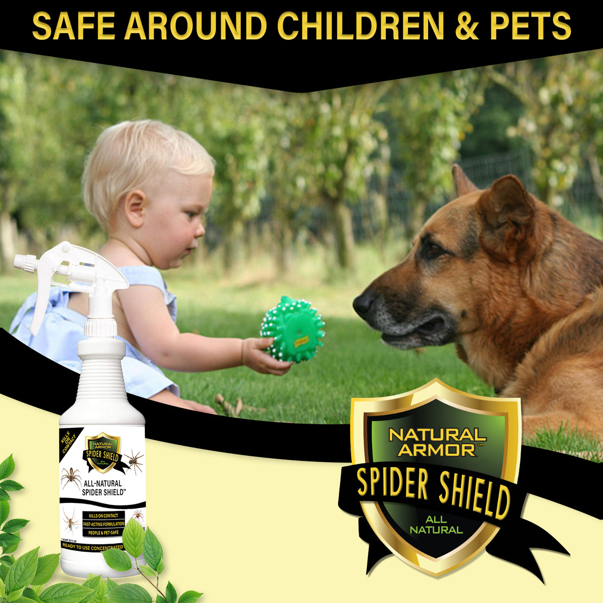 Spider Shield - GALLON (128 oz) – Natural Armor